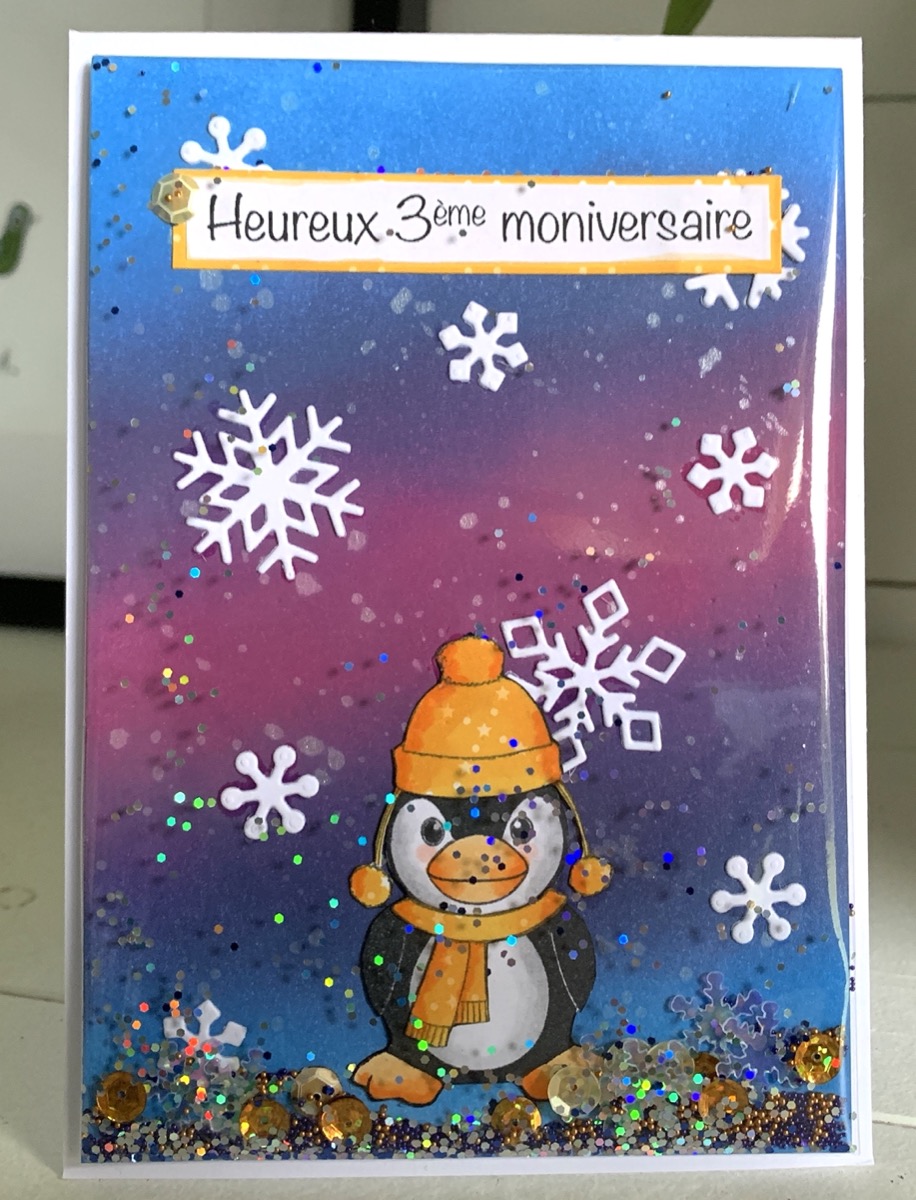 Comment réaliser une carte à secouer super facile - Laety Sia